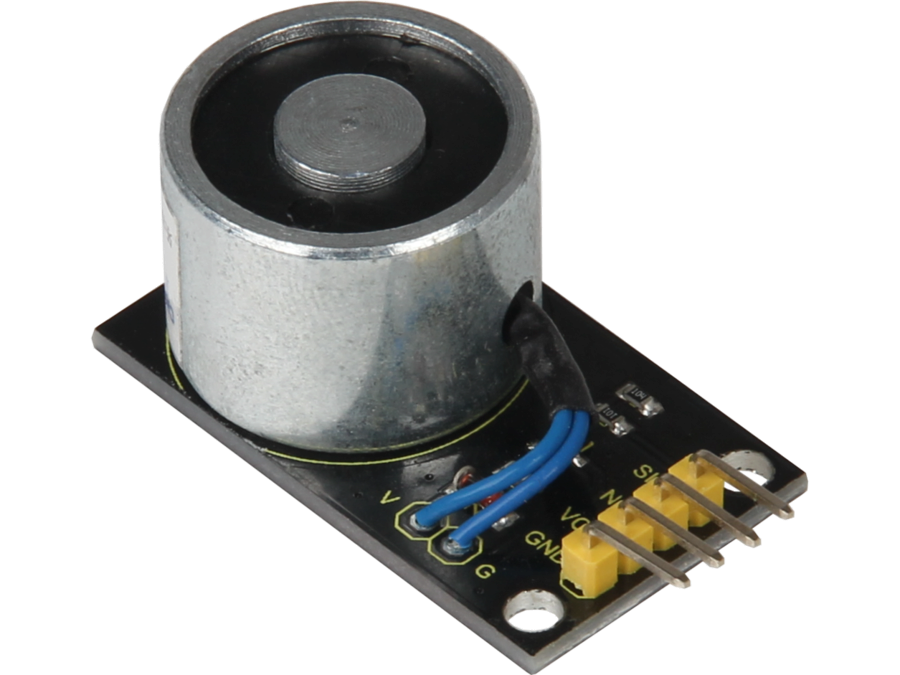 Elektromagnet til Raspberry Pi / Arduino / ESP - 3,3-5V, 25N | EL-Grossisten.dk